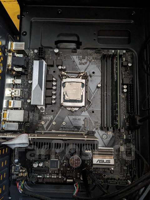 Мать+проц+ОЗУ+видеокарта+корпус, LGA 1151 v2, Asus, б/у, в наличии ...