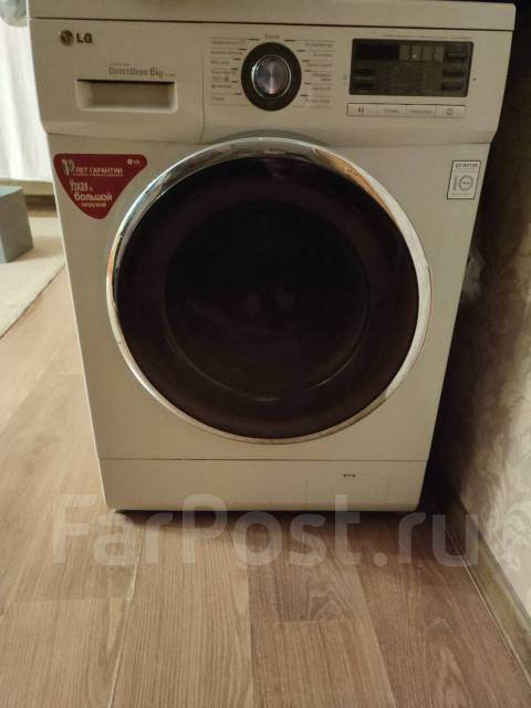 Стиральная машина автомат LG, б/у, в наличии. Цена: 10 000₽ во Владивостоке