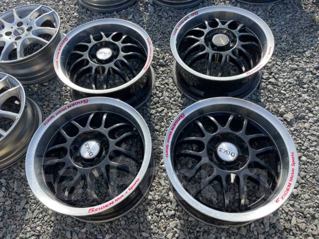Японские диски R15, 5 zigen div-3, 15", 1 шт, 4x100, 4x114.3, 72,0 мм ...