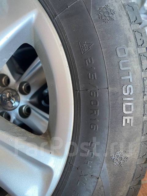 Колеса Toyota резина Ovation 215/60R16, 16", 1 шт, 215 мм, 60 % ...