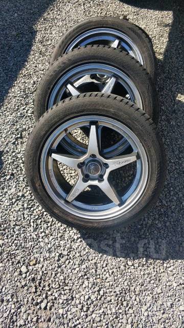 Редкие диски OZ Racing R17/8JJ/ET+48/PCD 5*114,3 с зимней резиной, 17 ...