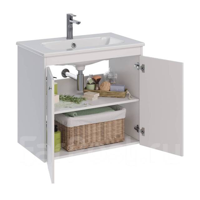 Тумба Lemark Romance LM07R80T 80 см под 1 раковину, подвесная/напольная. Цена: 19 320₽ во ...