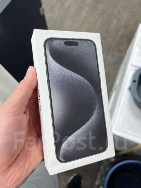 Apple iPhone 15 pro max, 256 гб, 6.70", моноблок, черный, новый, в ...
