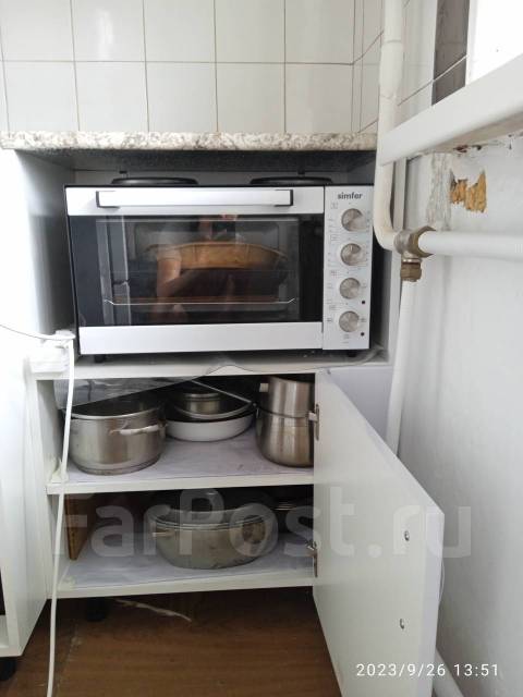 Кухонный стол, прямоугольный, откидной, белый, 63,0 см, 90,0 см, б/у, в ...