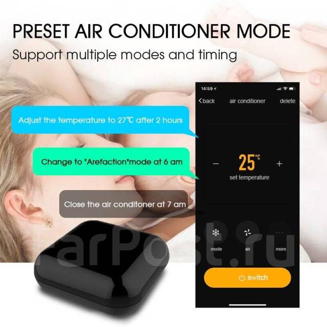 Универсальный инфракрасный Wifi пульт для умного дома Tuya Smart, новый ...