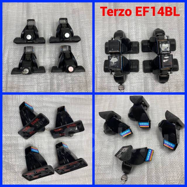 Крепление багажника Terzo EF14BL для гладкой крыши авто C90, Daihatsu Mira Ford Contour, б/у, в ...