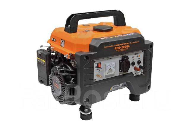 Генератор бенз. Carver PPG- 2000А (LT-156F, 1кВт, 220В, бак 6 л), новый ...