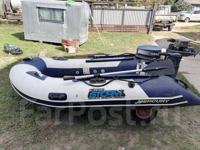 Продам лодку с мотором, ямаха 5 л/с, Yamaha, 5,00 л.с. S (381 мм), 1987 ...