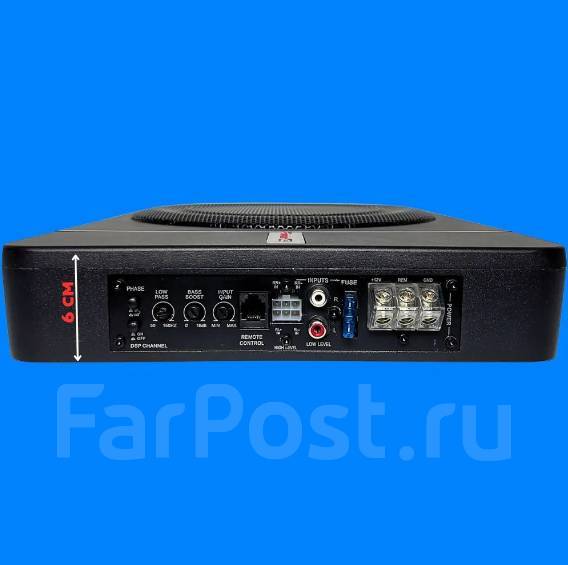 Активный сабвуфер Pioneer.gb 800W 10" MVH-11G, компонентные, 15,2 x 15 ...