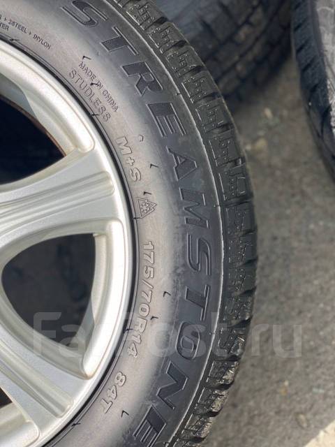 175/70/R14 Новая резина на литье для vitz, fit и другие, 14", 1 шт, 175 ...