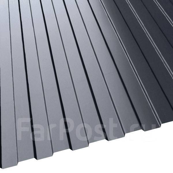 Профлист RAL 7024 графит. серый С-8 0,35мм ! рабочая-1150!759р. лист, в ...