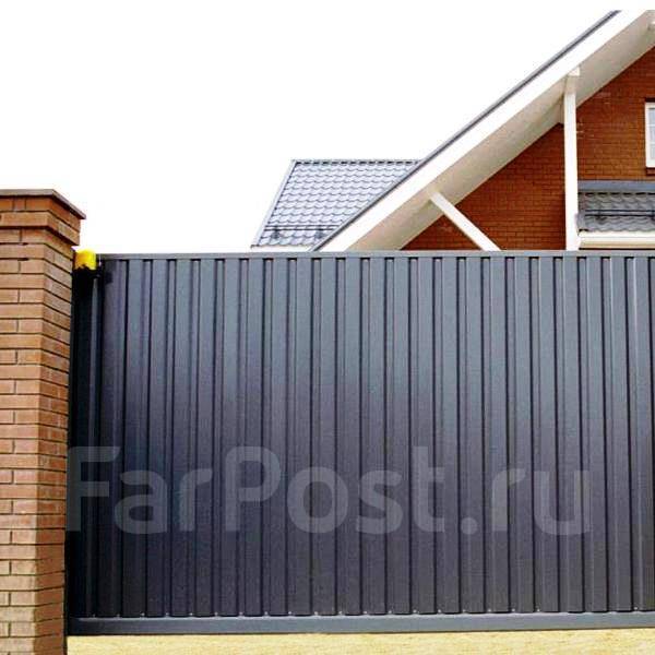 Профлист RAL 7024 графит. серый С-8 0,35мм ! рабочая-1150!759р. лист, в ...