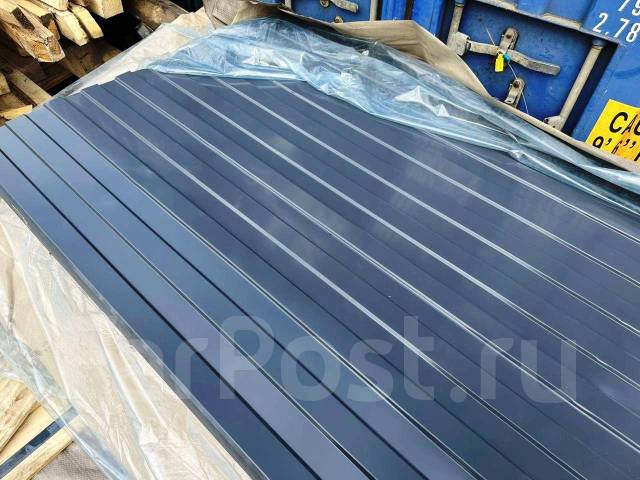 Профлист RAL 7024 графит. серый С-8 0,35мм ! рабочая-1150!759р. лист, в ...