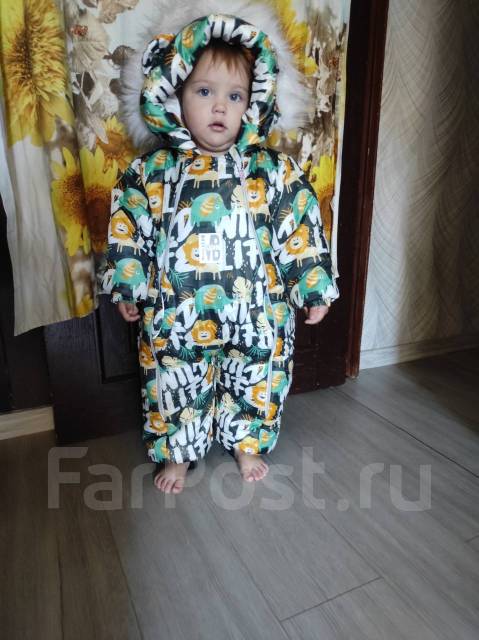 Детский зимний комбинезон Malek Baby, рост: 80-86, для всех, б/у, в ...