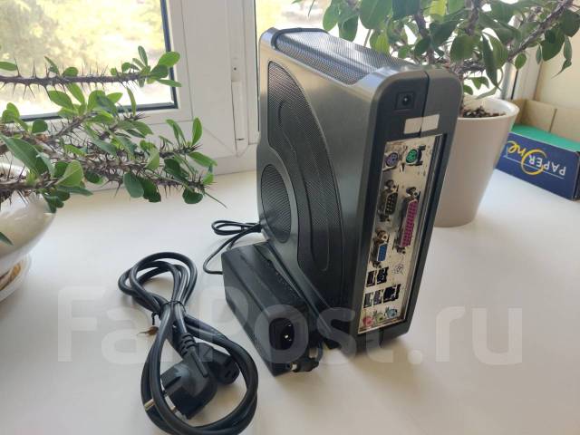 Неттоп DNS Porto AtomD510(2яд/4пот)/ОЗУ 4Гб/HDD 160gb Win10, б/у, в ...