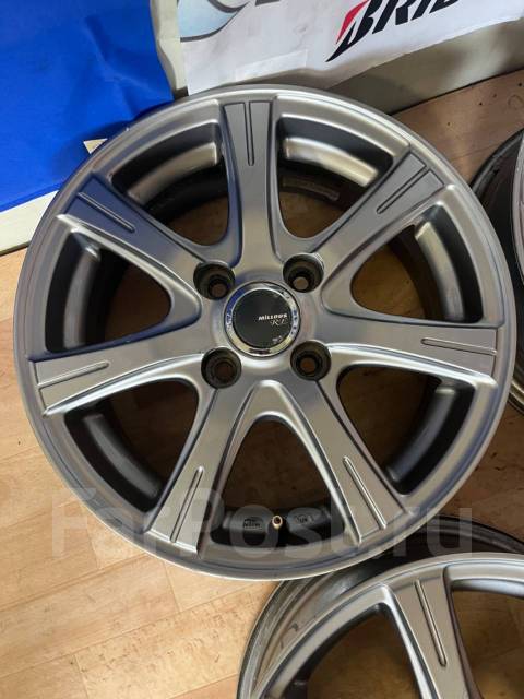 Литые диски R14 4/100, Millous, 14", 1 шт, 4x100, 8,00 кг. 4 шт, б/у, в ...