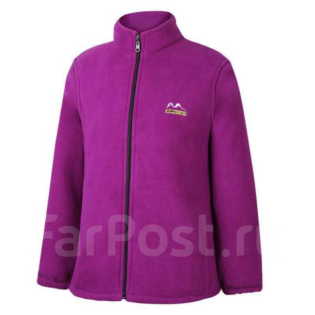 Женская флисовая кофта Jinpin R1577. Фиолетовый (XXL), новый, в наличии ...
