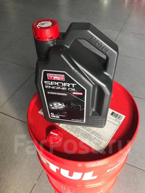 Масло моторное Motul TRD Sport Engine Oil SN 5W-30 4л, синтетическое, 4 ...