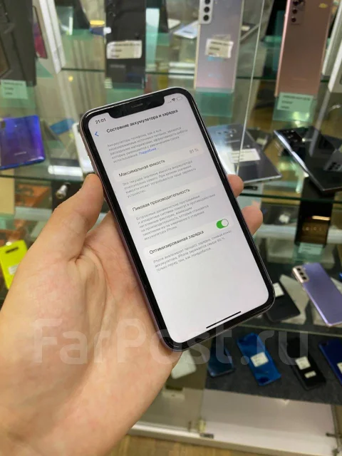 Продается iPhone 11 64GB / 81%, 64 гб, 6.10", моноблок, б/у, в наличии ...
