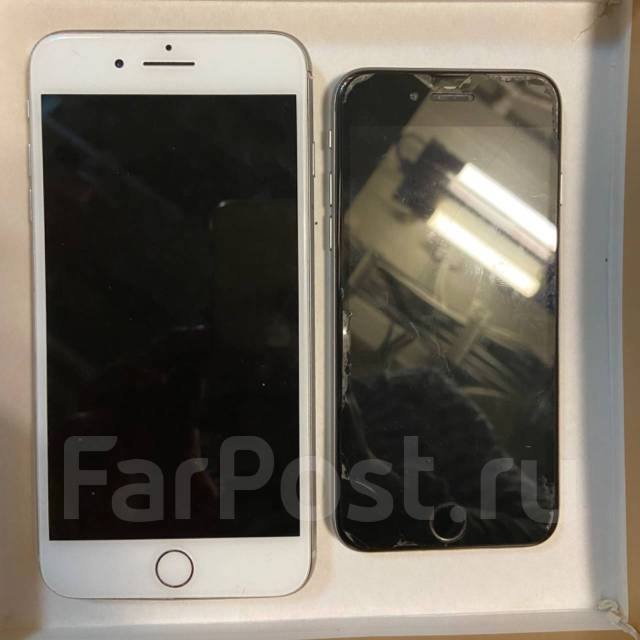 Айфон 8+, и айфон 6, Apple iPhone 8 Plus, 64 гб, 5.50", белый, б/у, в ...