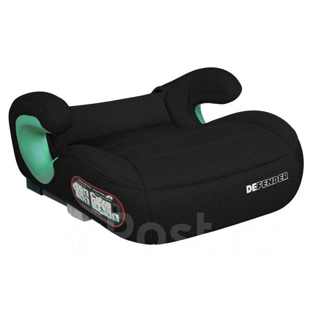 Автокресло Indigo Defender isofix 2+3 (15-36 кг) черный, новый, под ...