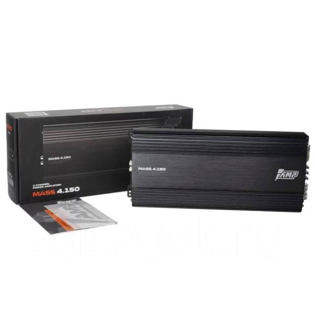 Усилитель мощности AMP MASS 4.150 ZiganMagaz, 4-канальный, 150 Вт, новый, в наличии. Цена: 12 ...