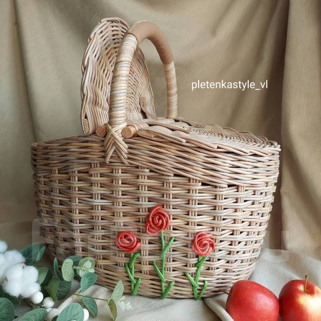 Плетеная корзина для пикника, новый, в наличии. Цена: 6 000₽ во ...