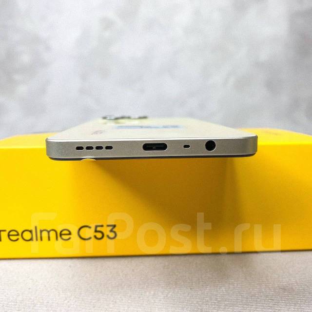 Realme C53 6ГБ+128ГБ Золотой! Ростест! NFC! +Авто З/У и кабель, 6.70 ...
