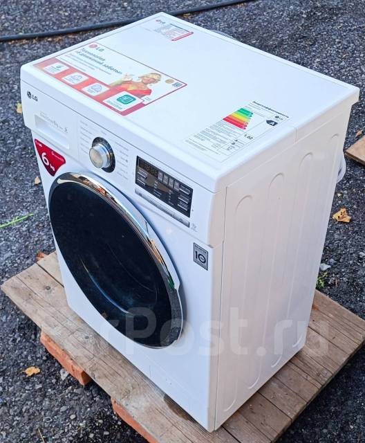 Стиральная машина LG 6кг, б/у, в наличии. Цена: 14 000₽ в Уссурийске