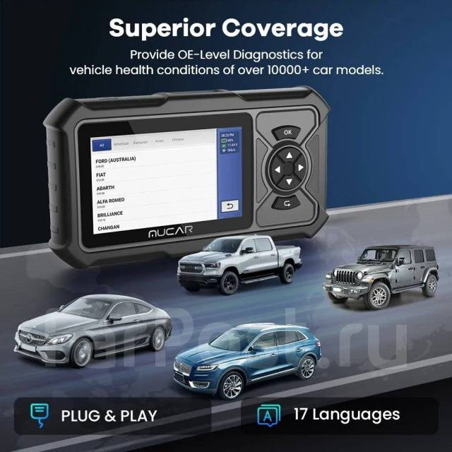 Автомобильный диагностический сканер, автосканер, Mucar CDE900 PRO OBD2 ...