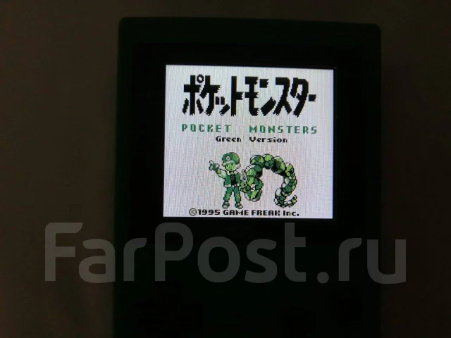 Nintendo Gameboy Pocket зеленый IPS pokemon green version, б/у, в ...