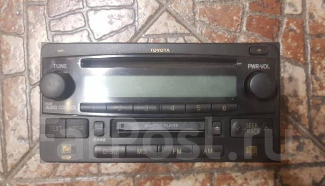 Магнитола Toyota, 2 DIN — 178x100 мм, б/у, в наличии. Цена: 300₽ во ...