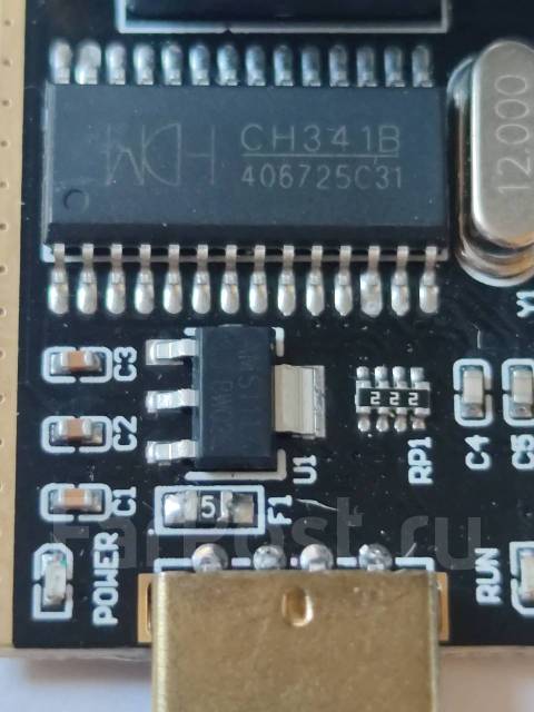 Программатор CH341 USB для Eeprom / Flash 24 / 25 серии, новый, в ...
