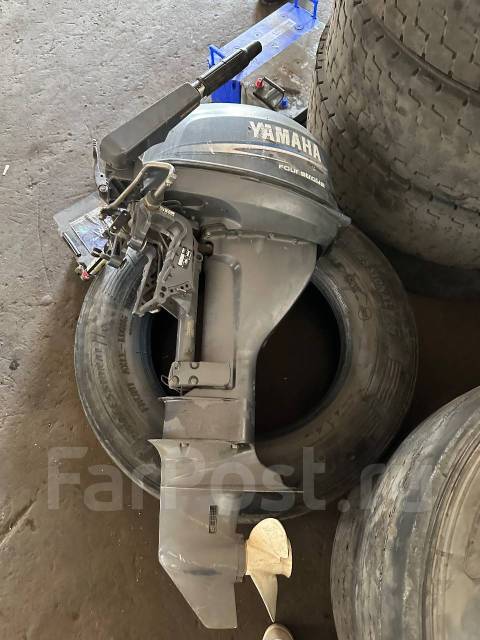 Двигатель лодочный Yamaha F15, 15,00 л.с. 2010 год, бензиновый, 4 ...