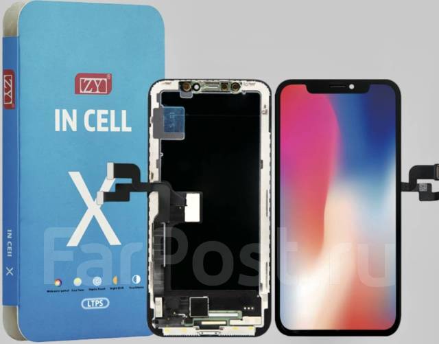 Дисплей iPhone X • 100% качество • incell FHD ltps. ZY Factory, новый, в наличии. Цена: 1 449 ...