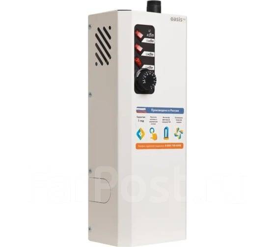 Электрический котел Oasis Eco KN-7,5, новый, в наличии. Цена: 6 290₽ в Артеме