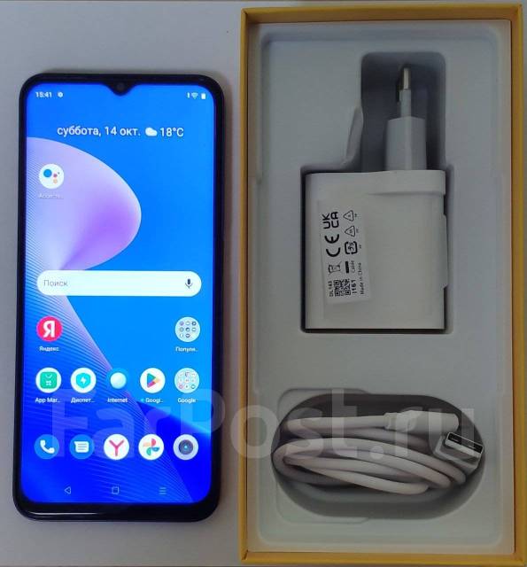 Смартфон Realme C35 4/64 Гб, 64 гб, 6.60", моноблок, черный, 3G, 4G LTE ...