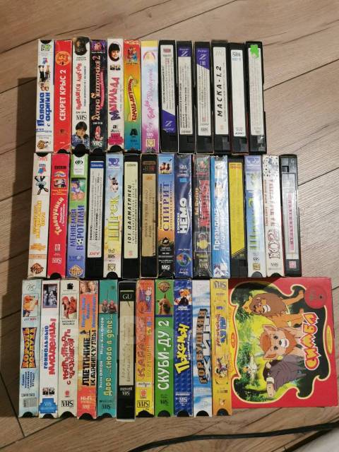 Кассеты VHS замечательных семейных детских видео фильмов, б/у, в ...