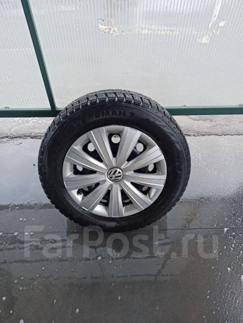 Nokian Nordman 195/65/R15 на оригинальных стальных дискахVW R15 5*112 ...