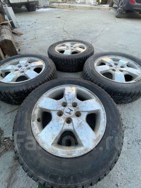 Комплект литых дисков Honda, 16", 1 шт, 5x114.3, 65,0 мм. 4 шт, б/у, в ...