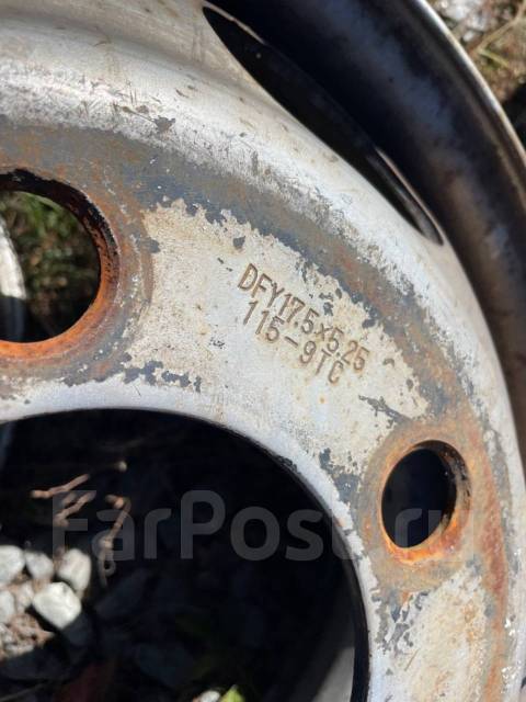 Диски грузовые R17,5 на Isuzu, штампы, 17.5", 4 шт, штампованные, 4 шт ...