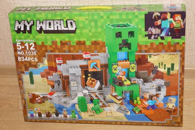 Конструктор аналог Лего "Майнкрафт" LEGO Minecraft Шахта Клипера, новый ...