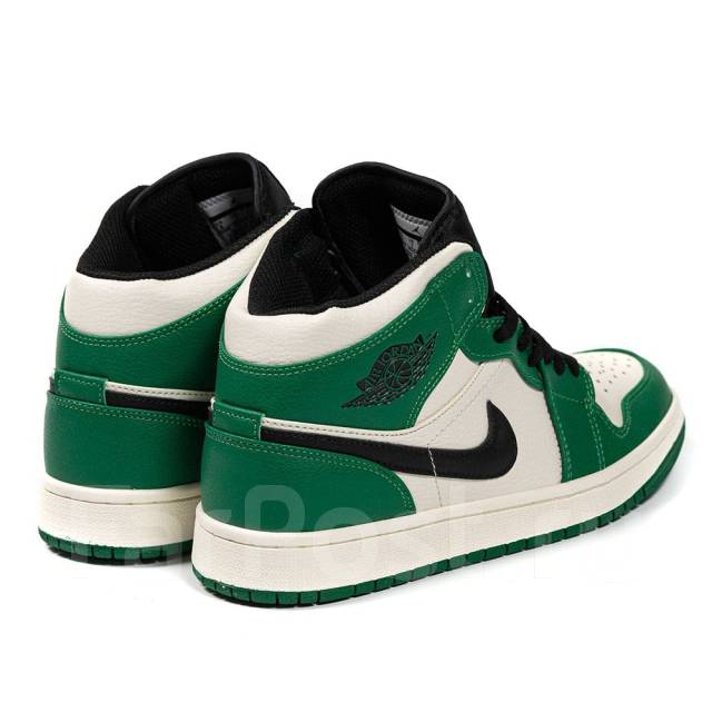 Кроссовки мужские / Nike Air Jordan 1 High (Зеленый), 41, 42, 43, 44, 45, демисезон, новый, в ...