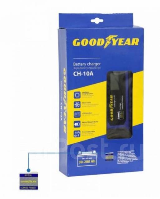 Электронное зарядное устройство Goodyear для свинцово-кислотных ...