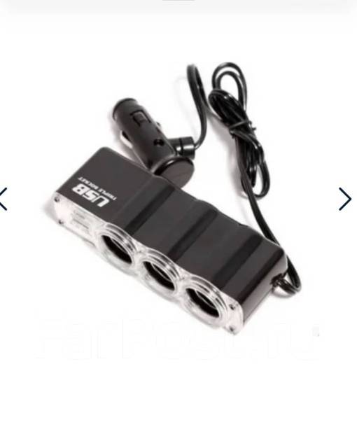 Разветвитель в прикуриватель USB-выходов 2 шт купить во Владивостоке по ...