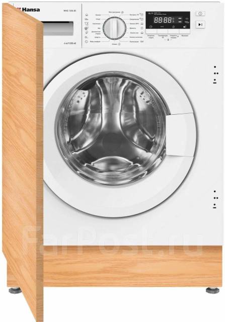 Встраиваемая стиральная машина Hansa WHE1206BI, 6,0 кг, новый, в ...