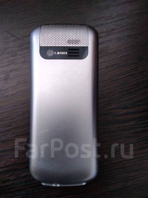 Сотовый телефон, Fly DS 123, моноблок, серебристый, б/у, в наличии ...