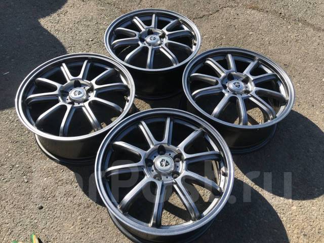 Литые диски R18. 5x114.30 из Японии Estrosa, 18", 1 шт, 73,0 мм. 4 шт ...