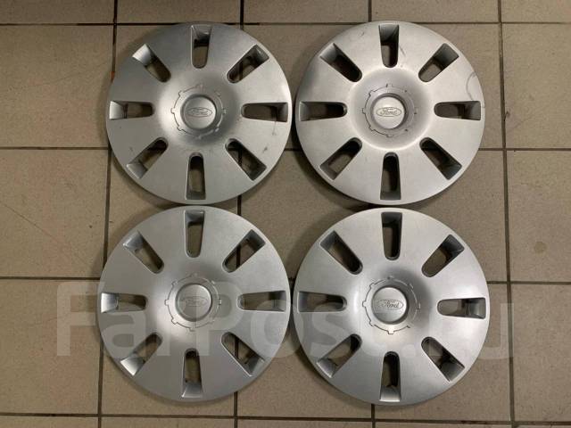 Колпаки колёсные комплект оригинал Ford R15, 15", 1 шт, 4 шт, б/у, в ...
