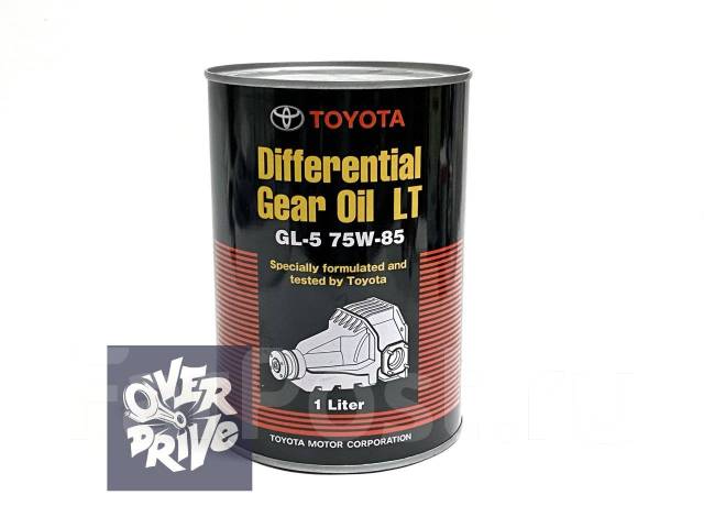 Масло трансмиссионное оригинал Toyota Gear Oil LT 75W-85 08885-02506, 1 ...